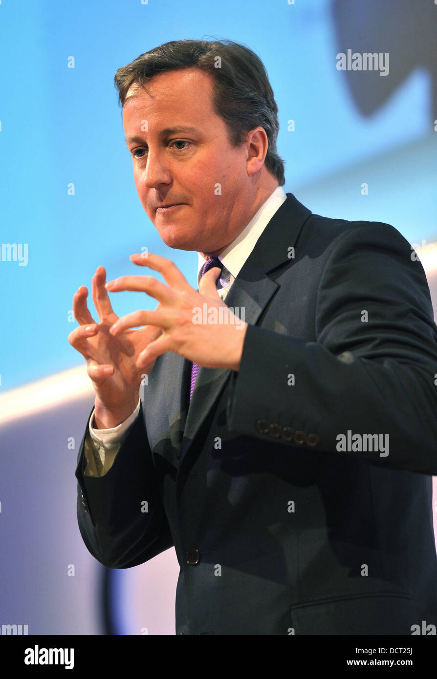 David Cameron Speaks at the CBI annual conference held at the Grosvenor ...