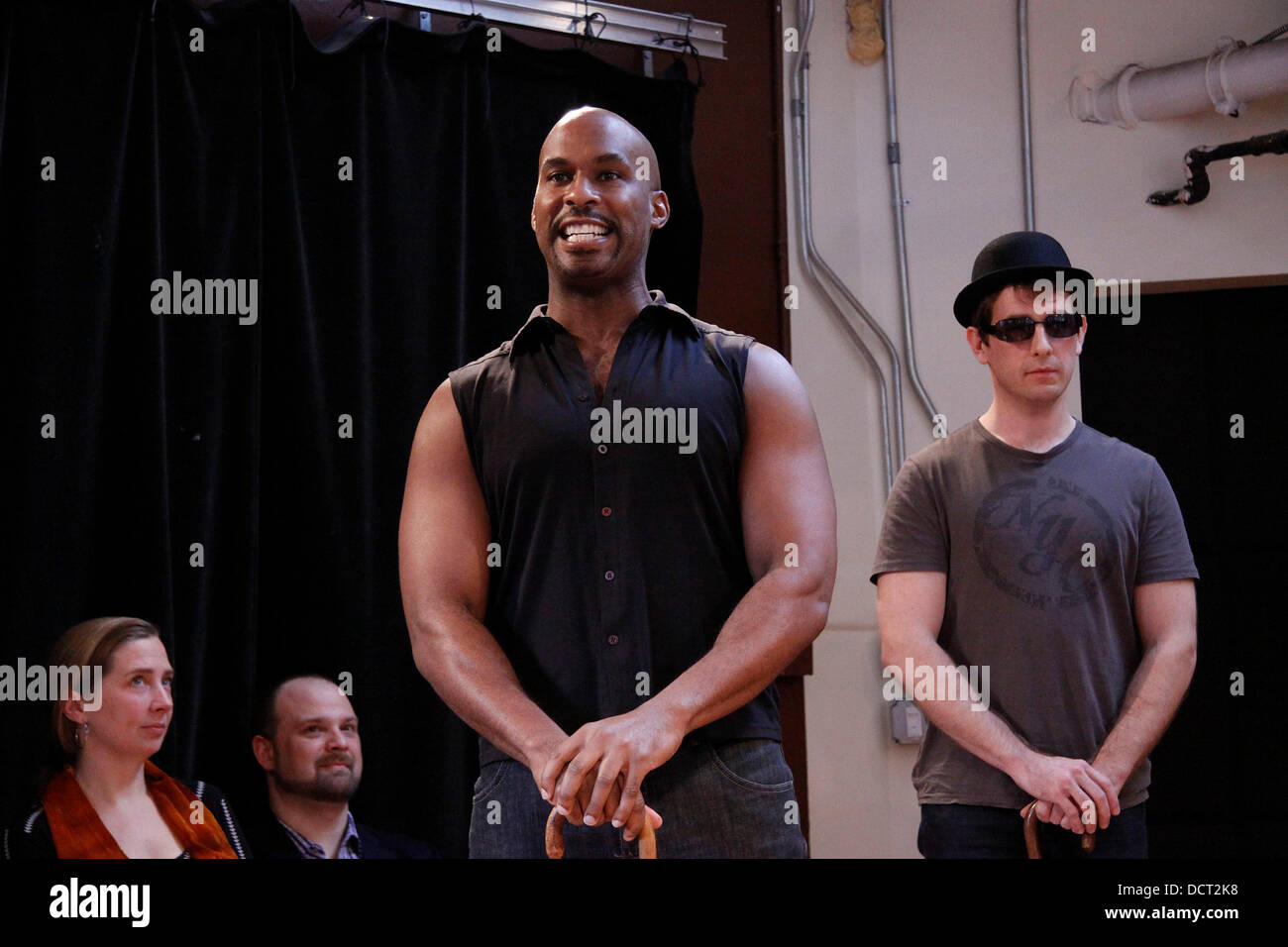 Alan H. Green and cast A sneak preview rehearsal for the upcoming One ...