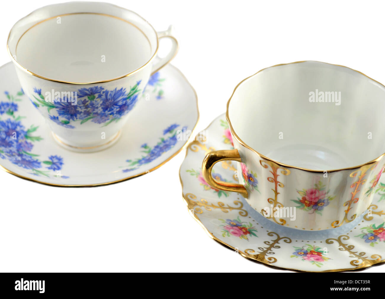 Gold tea cups hi-res stock photography and images - Alamy