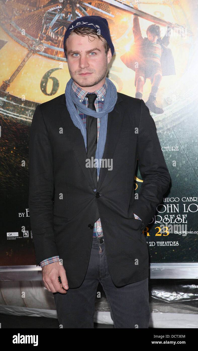 Brady Corbet, at the 'Hugo' premiere shown at the Ziegfeld Theatre. New ...