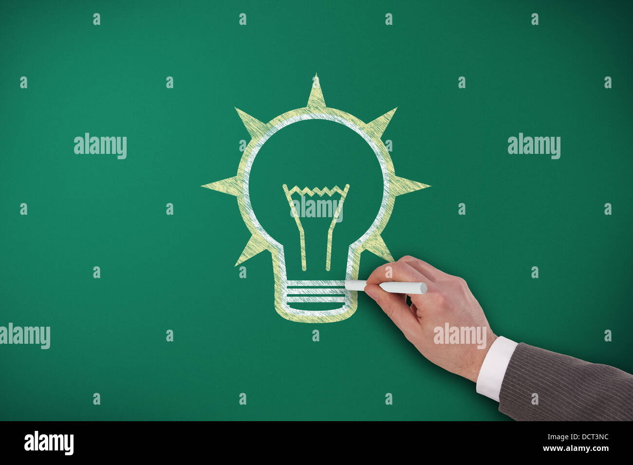 Blackboard electric light bulb hi-res stock photography and images - Alamy