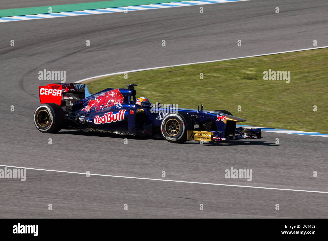 Scuderia Toro Rosso F1 Team - Jean-Eric Vergne - 2013 Stock Photo - Alamy