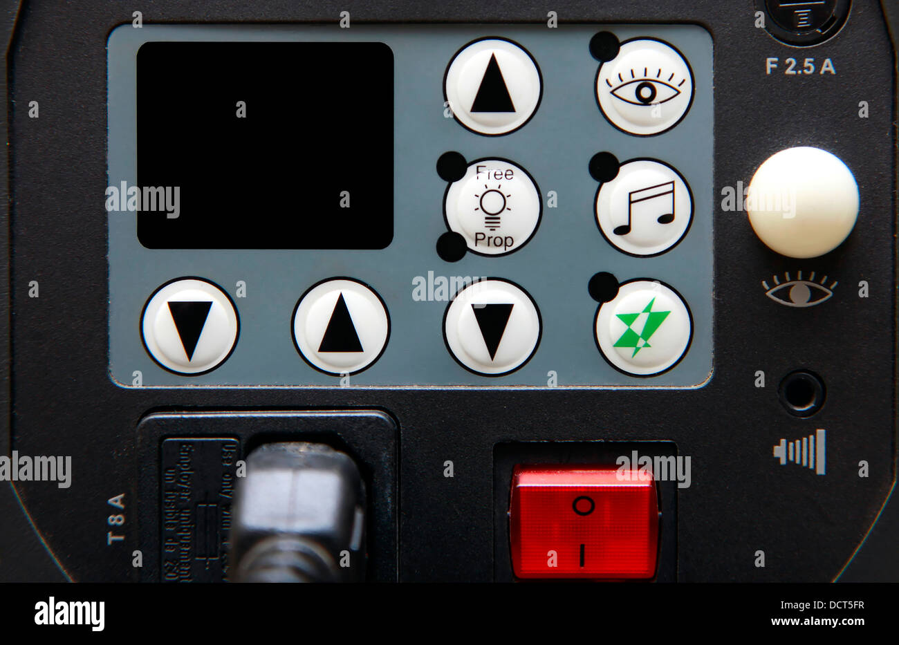 Photography Studio Flash Head with Umbrella Stock Photo - Alamy