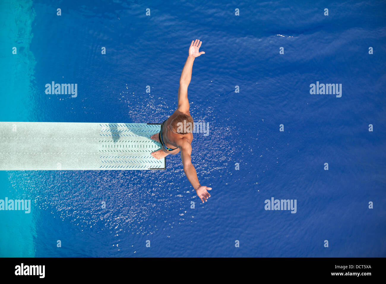 preparing to dive into a swimming pool Stock Photo - Alamy preparing to dive into a swimming pool Stock Photo - Alamy
