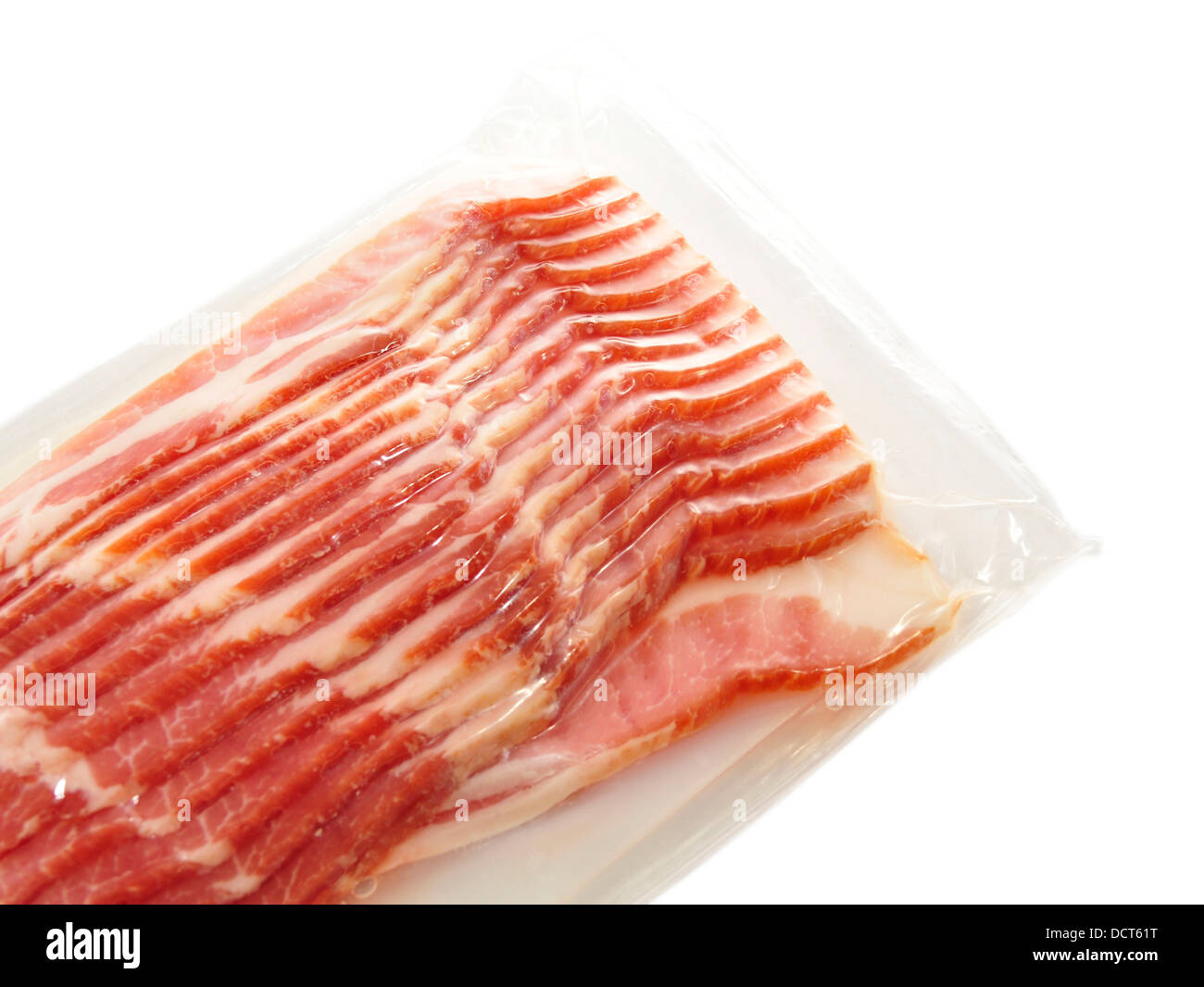 Smoked bacon in plastic hi-res stock photography and images - Alamy