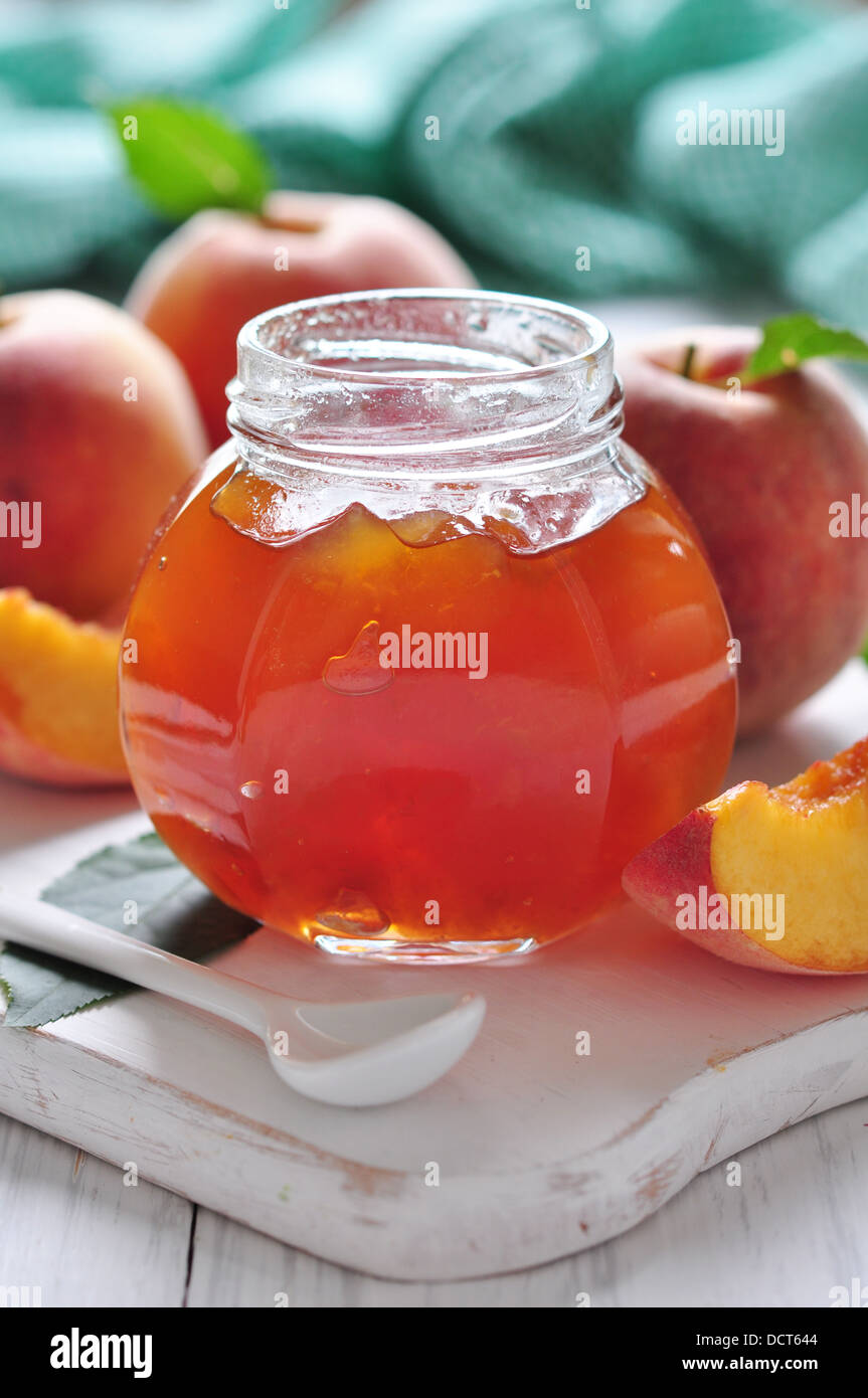 Peach jam jar hi-res stock photography and images - Alamy