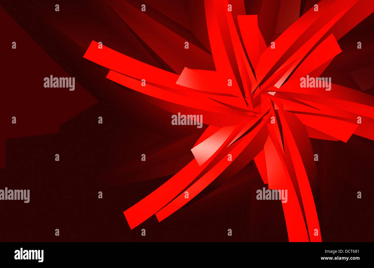 A Red Abstract Shape Stock Photo - Alamy