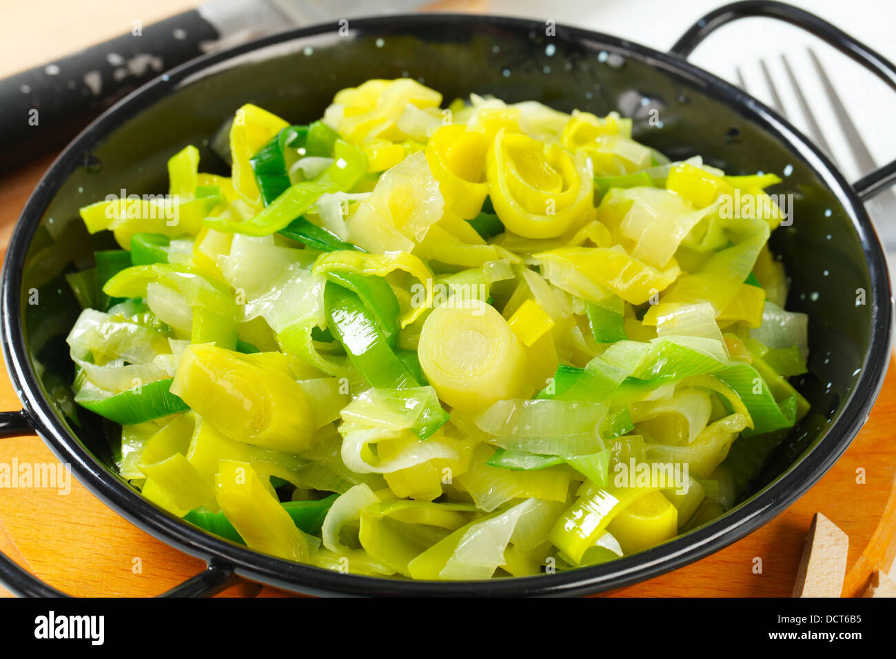 Sauteed leek hi-res stock photography and images - Alamy
