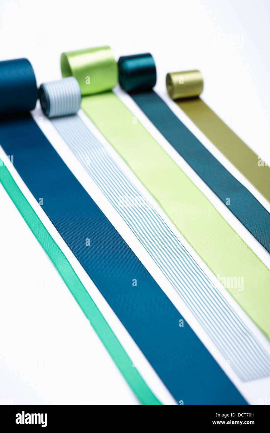 different colour ribbons Stock Photo - Alamy