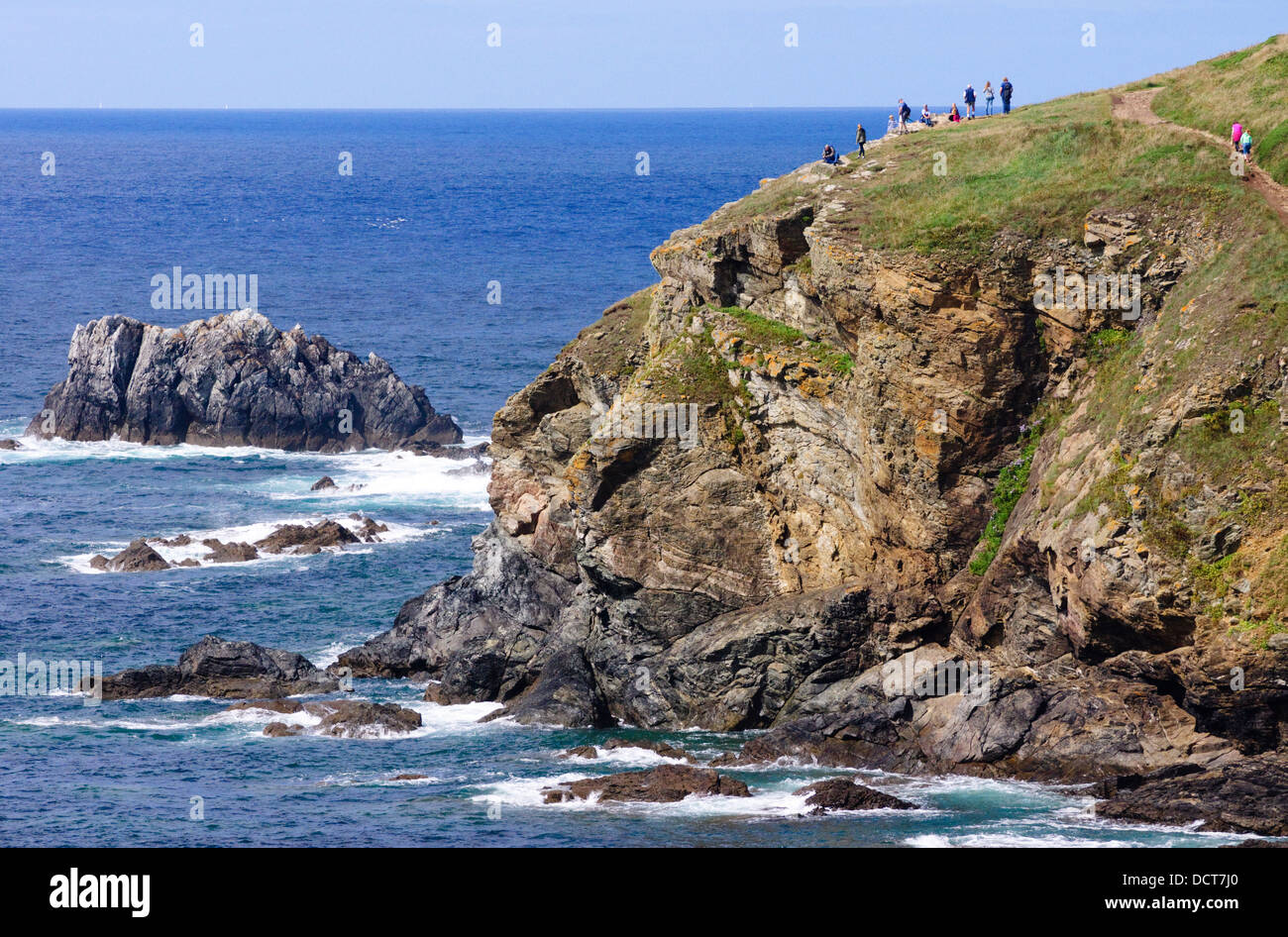 The Lizard Peninsula, Cornwall England UK. Lizard Head Stock Photo - Alamy
