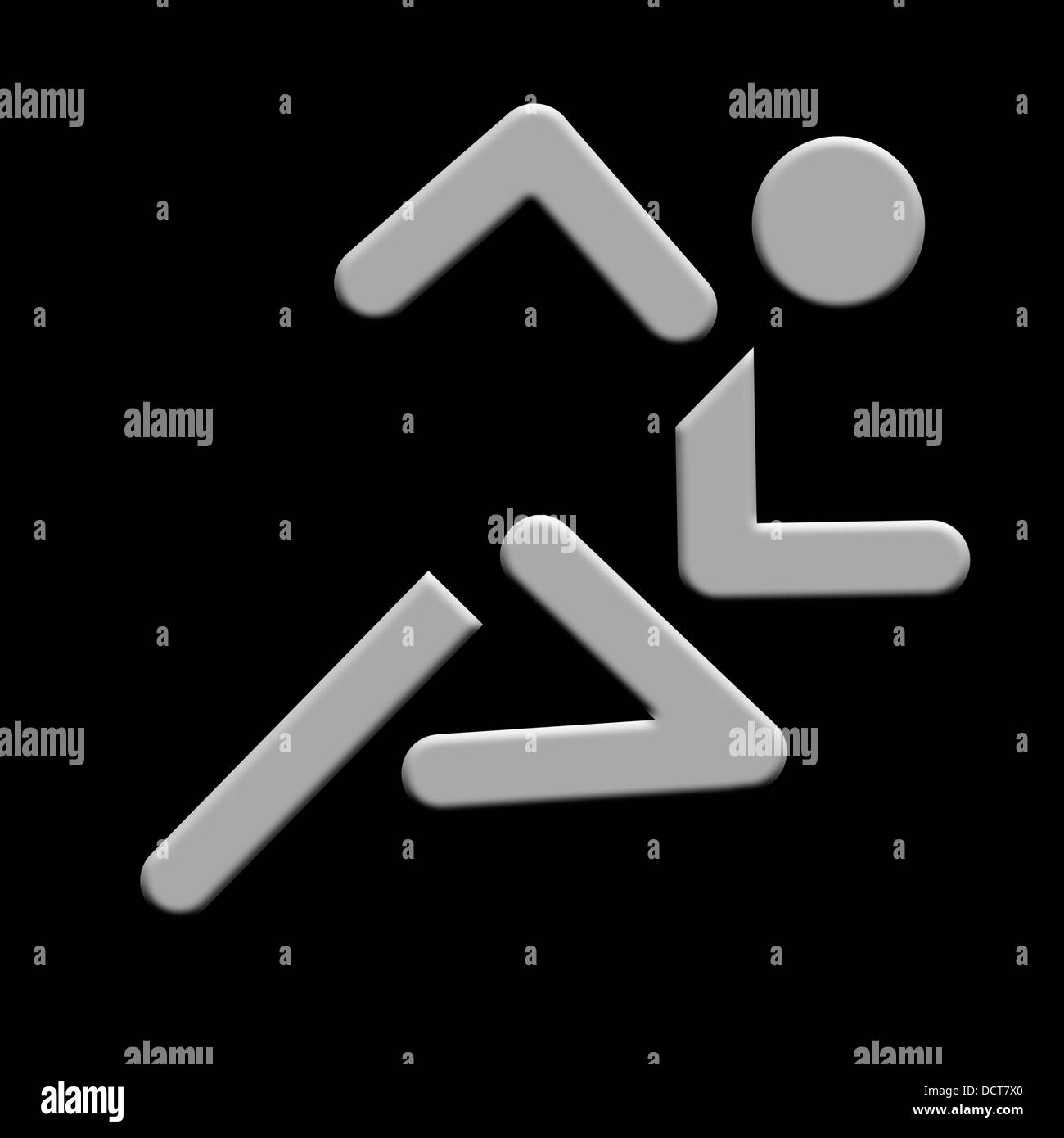 Runner black man Black and White Stock Photos & Images - Alamy