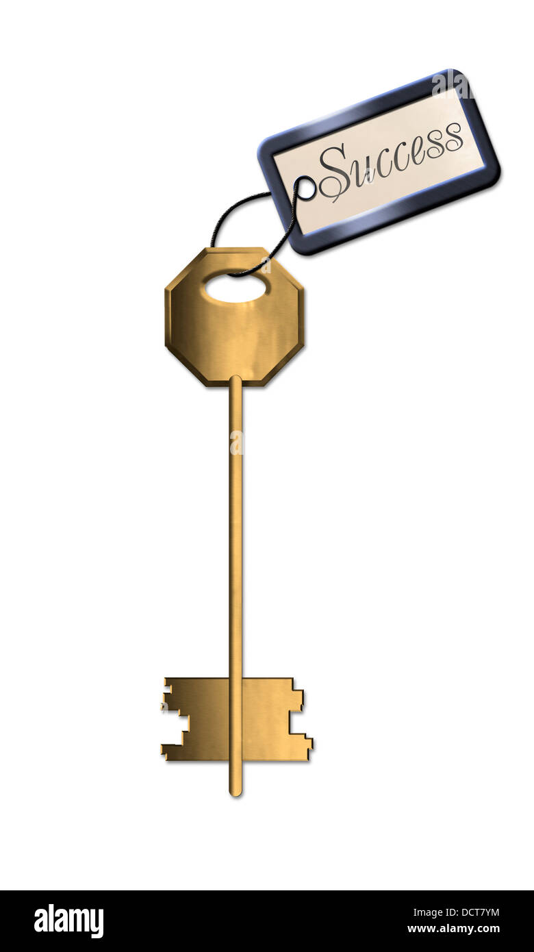 golden key of success Stock Photo - Alamy
