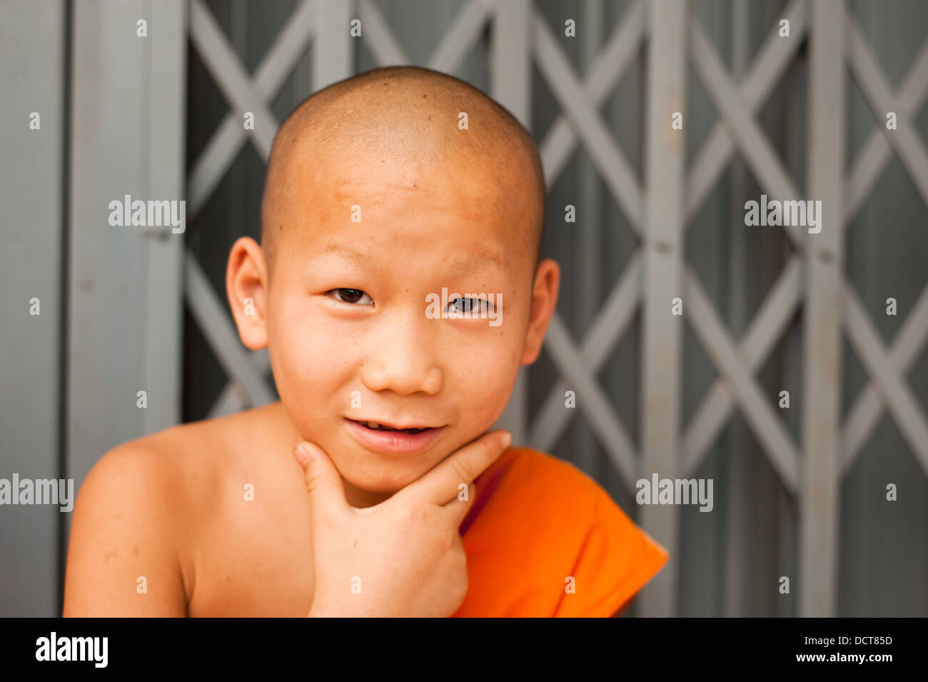 Happy monk kid hi-res stock photography and images - Alamy
