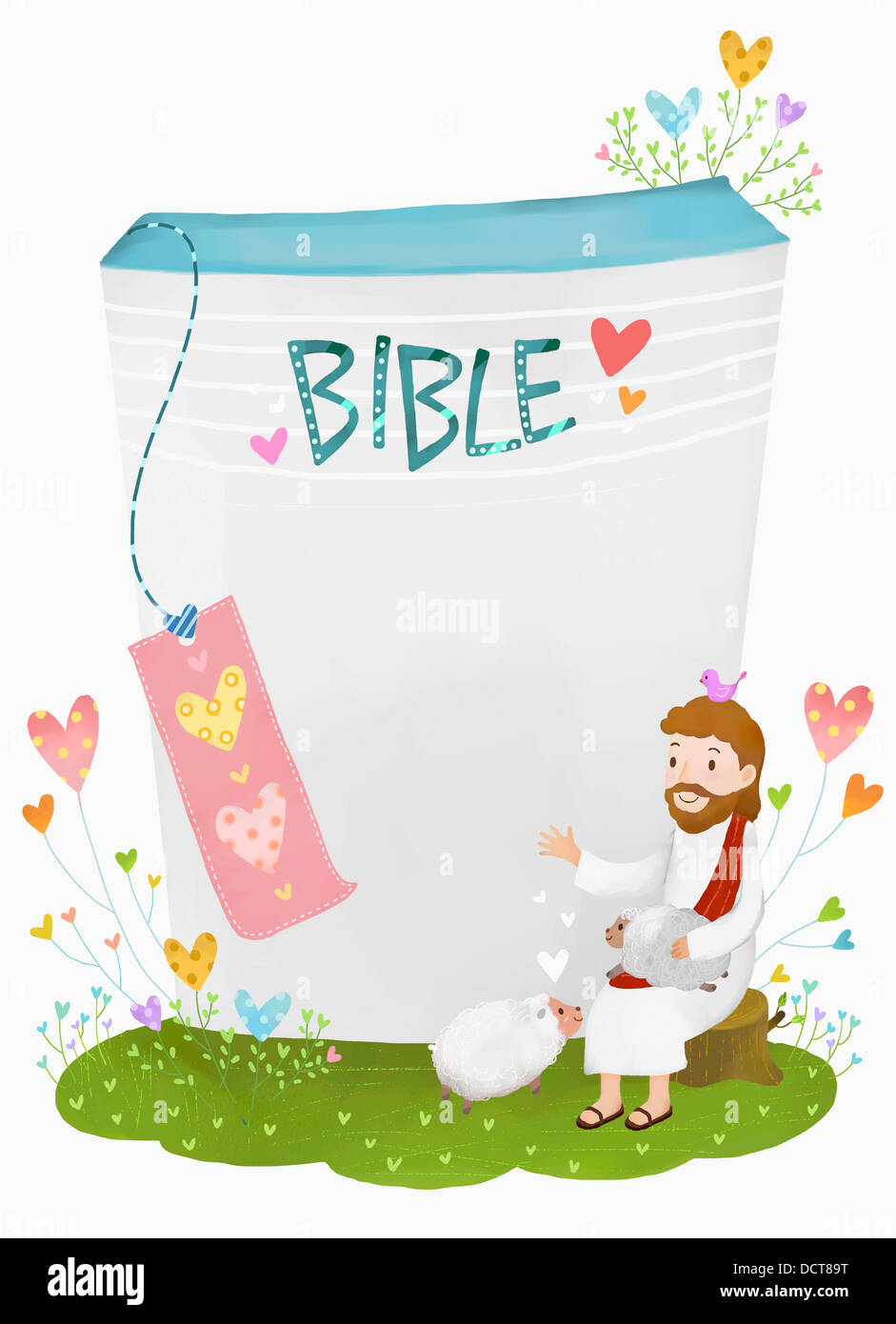 illustration of a bible Stock Photo - Alamy