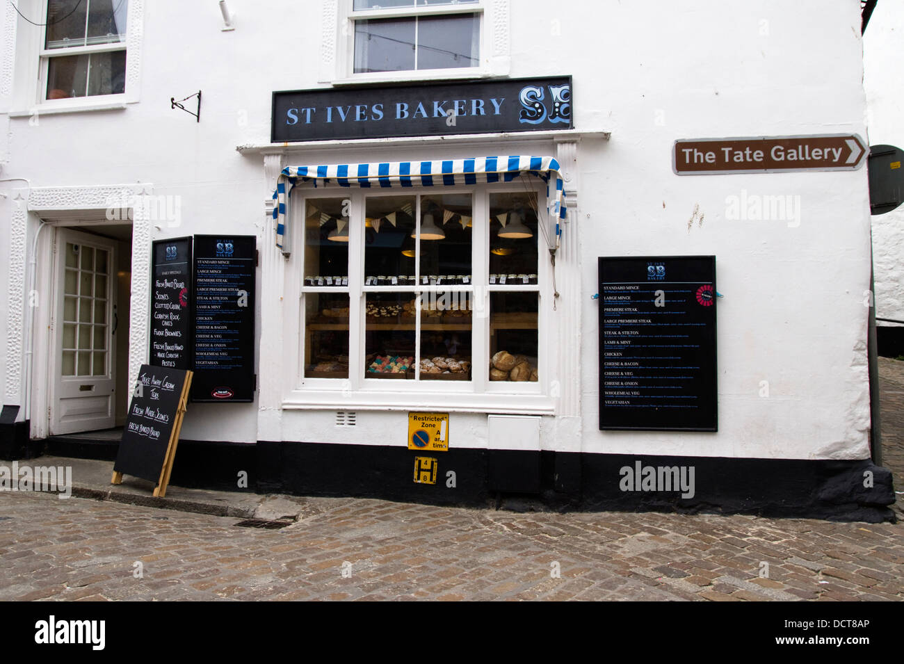 St Ives a seaside town in Cornwall England UK St Ives Bakery Stock ...