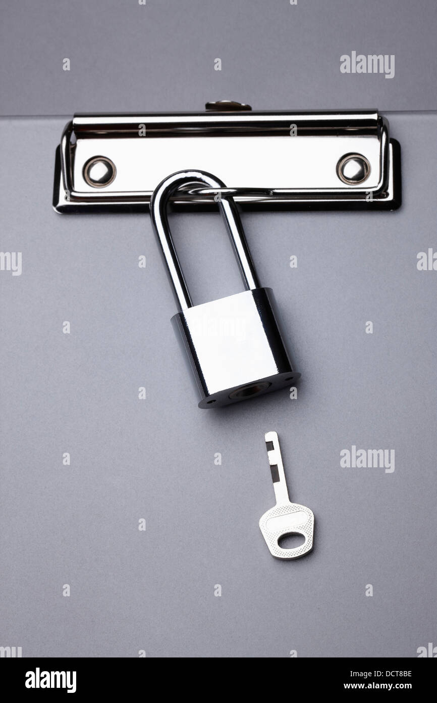 a lock and a key Stock Photo - Alamy