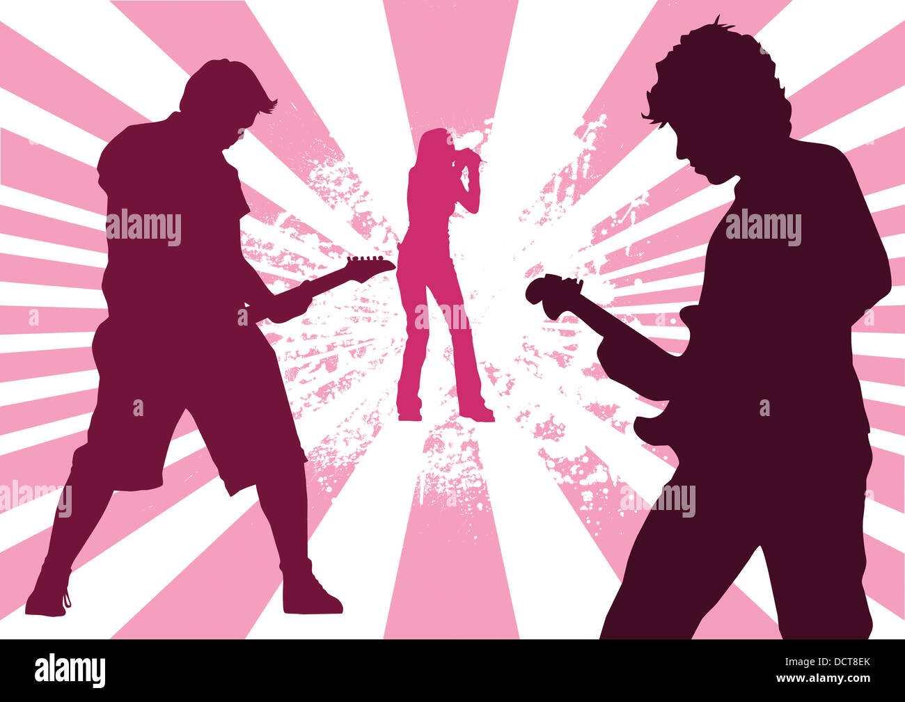 music band(great for any design,made from my images Stock Photo - Alamy