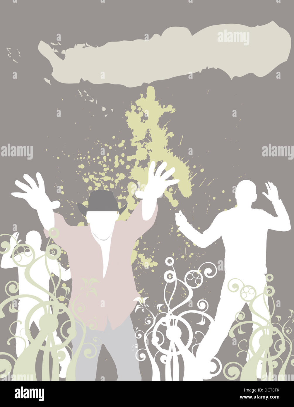 The groovy people hi-res stock photography and images - Alamy