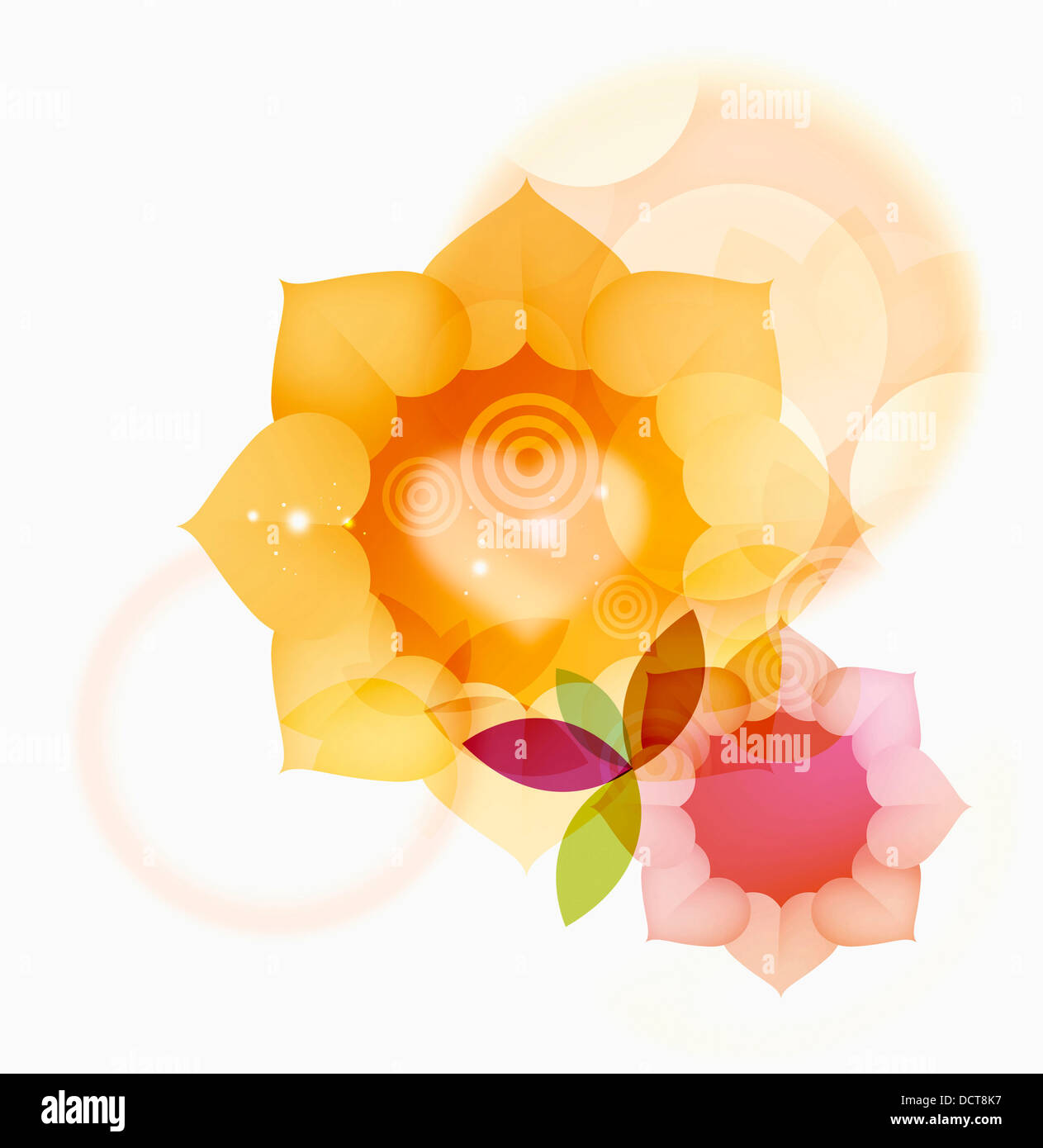 artistic design of flowers Stock Photo - Alamy