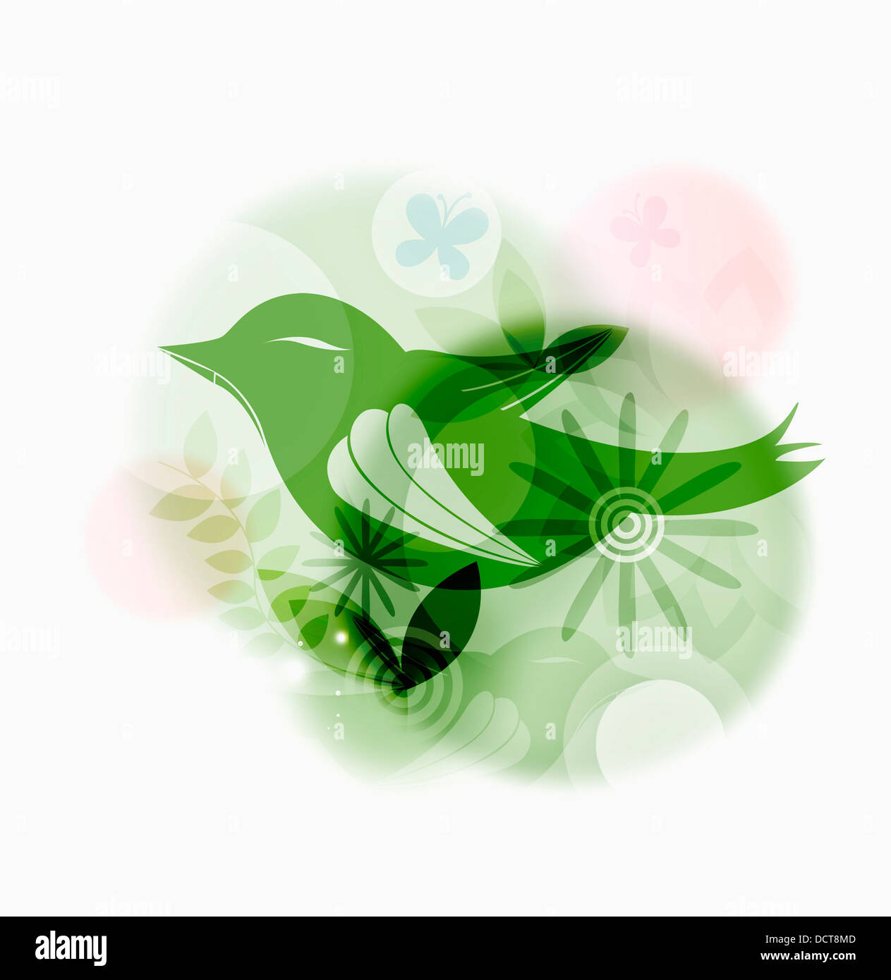 artistic design of a bird Stock Photo - Alamy