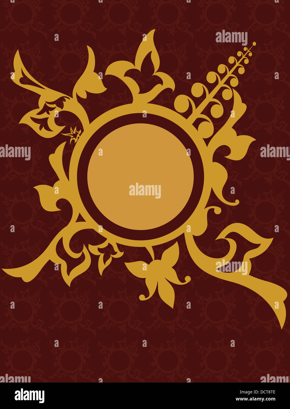 Vintage circle design hi-res stock photography and images - Alamy