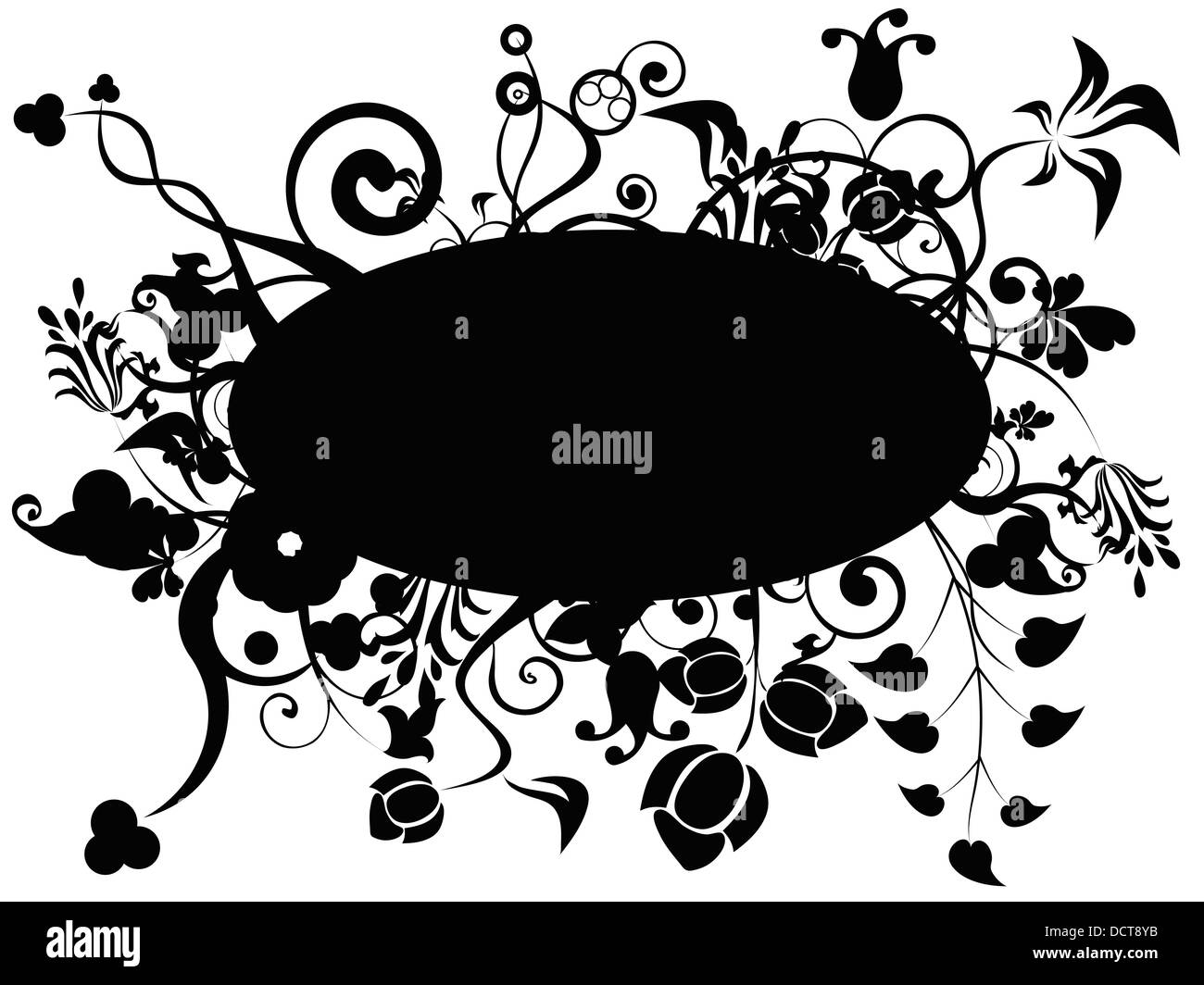 Foliage pattern Black and White Stock Photos & Images - Alamy