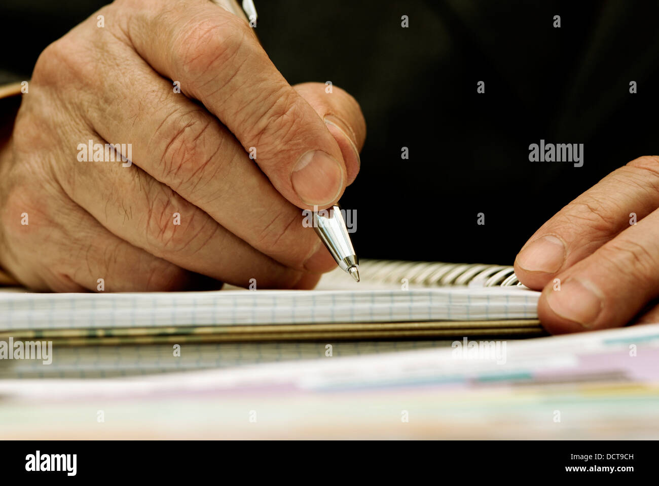 work with papers Stock Photo - Alamy