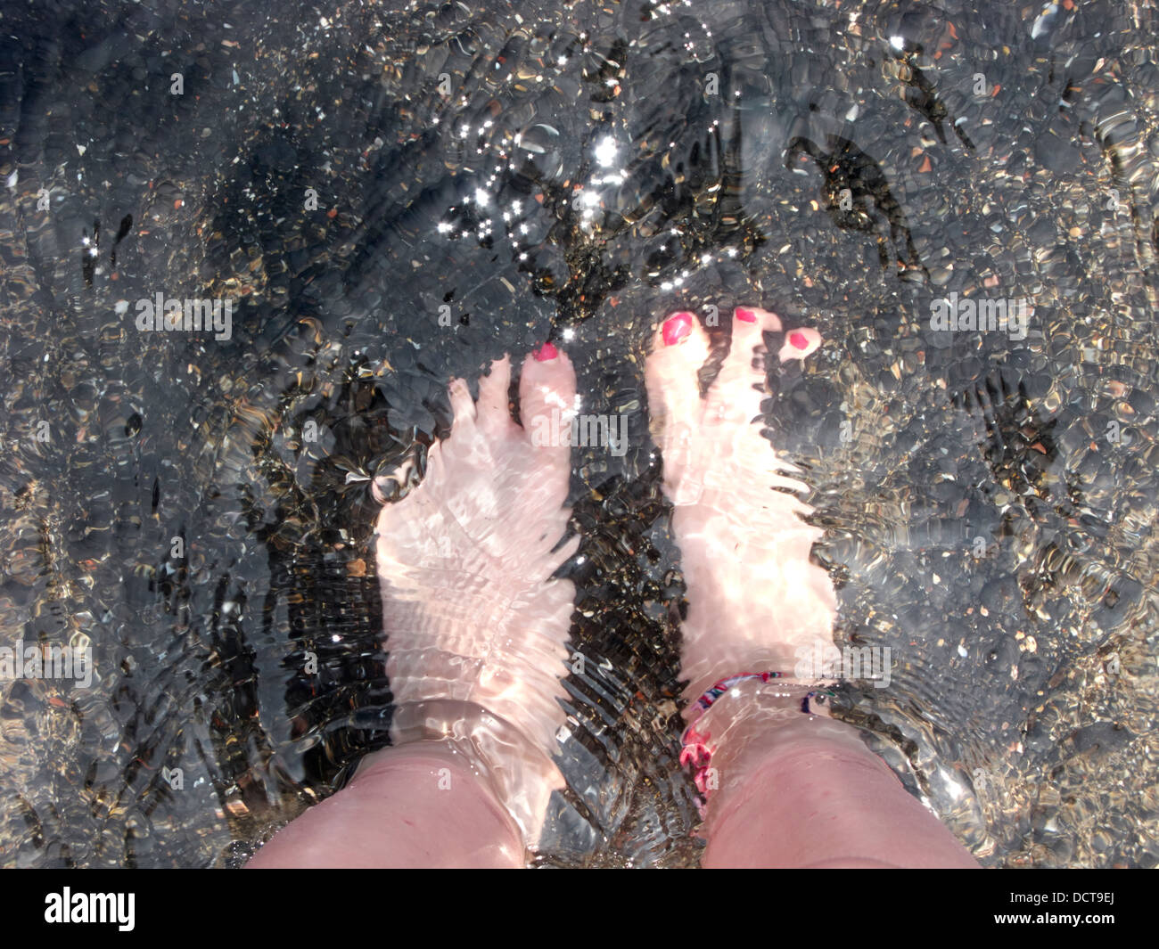 Dipping Feet Into Water High Resolution Stock Photography and Images ...