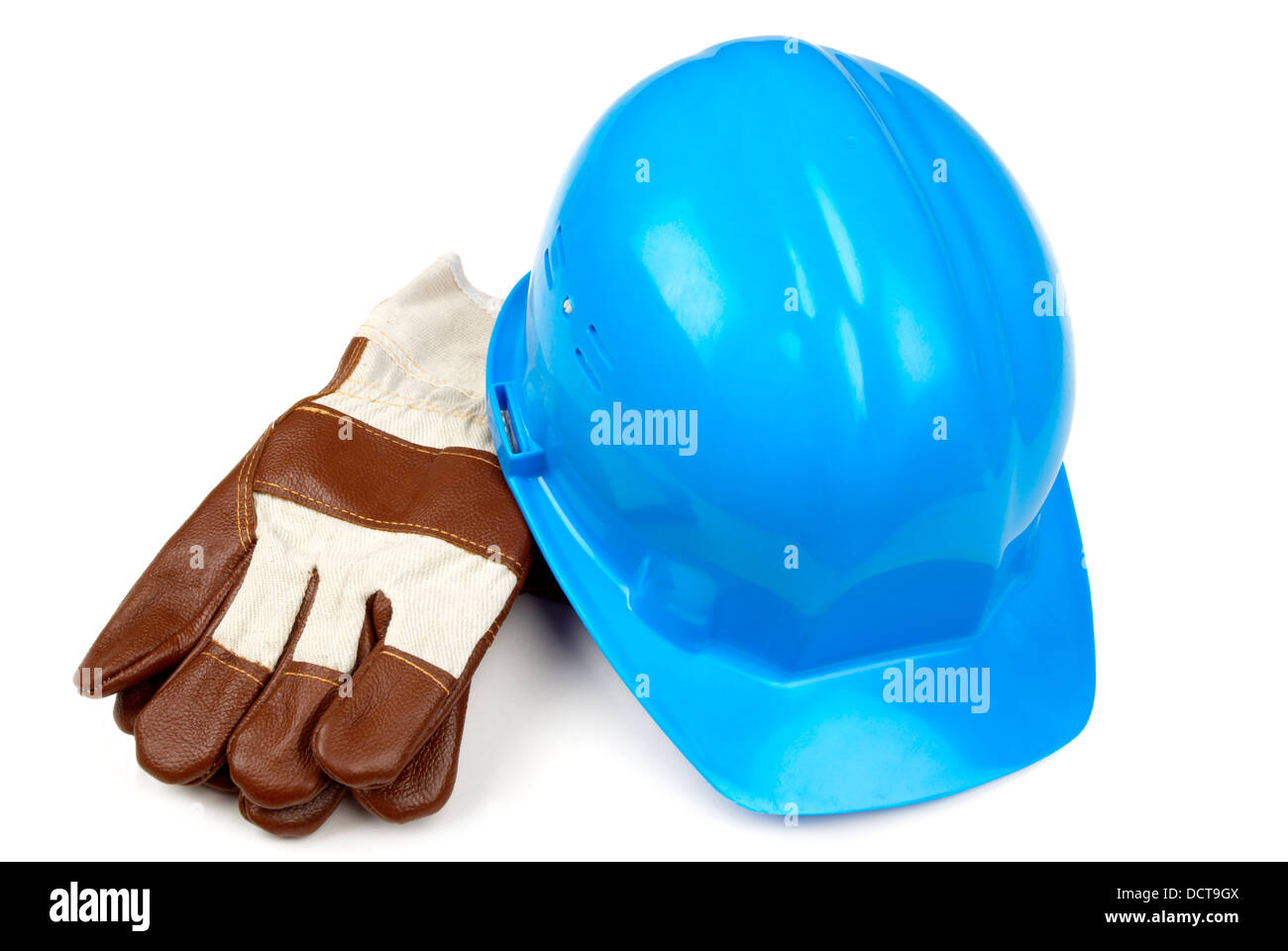 Blue white gloves Cut Out Stock Images & Pictures - Alamy