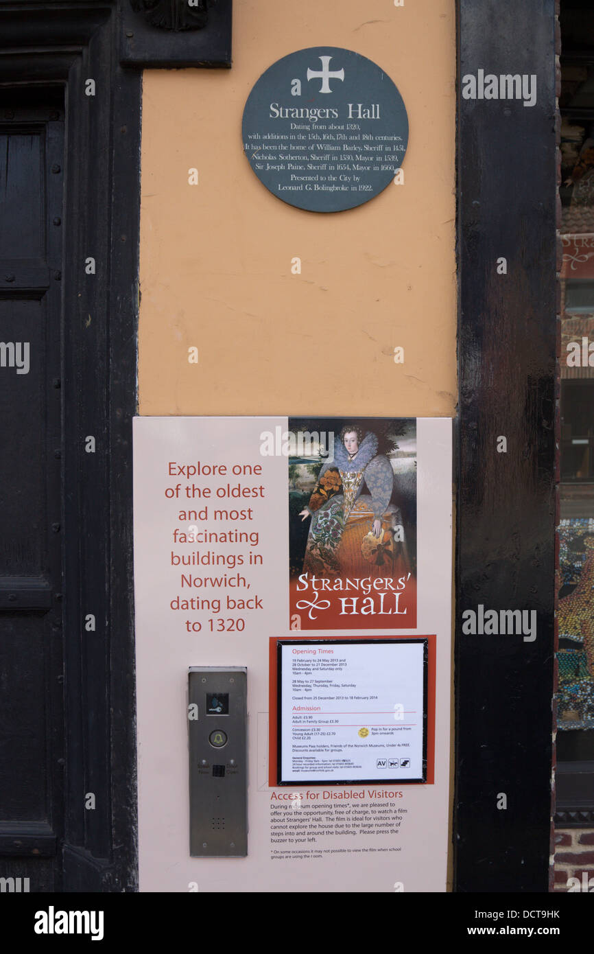 City norwich strangers hall norfolk hi-res stock photography and images ...