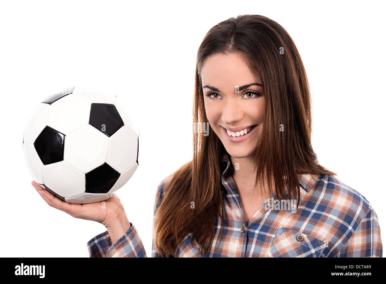 adult woman with ball Stock Photo - Alamy