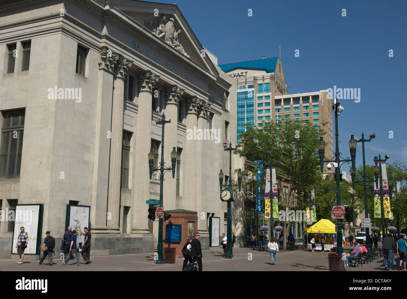 BANK OF MONTREAL BUILDING STEPHEN AVENUE MALL DOWNTOWN CALGARY ALBERTA ...