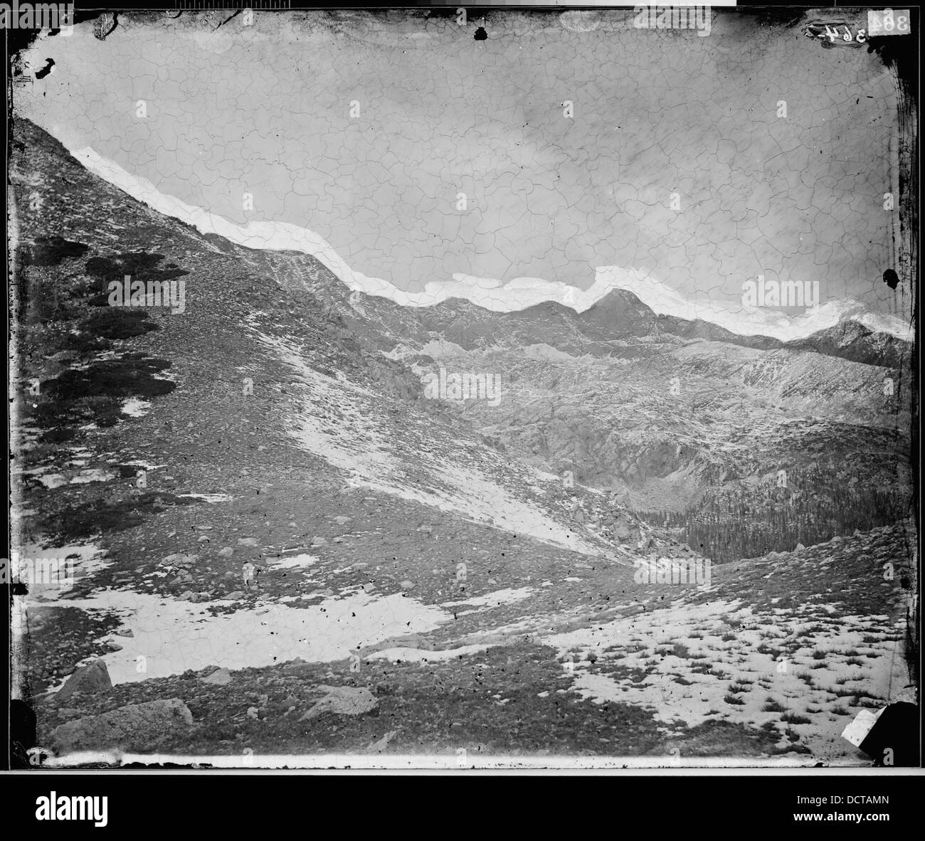 The Cerro Blanco Mountains in Colorado are depicted in this image ...