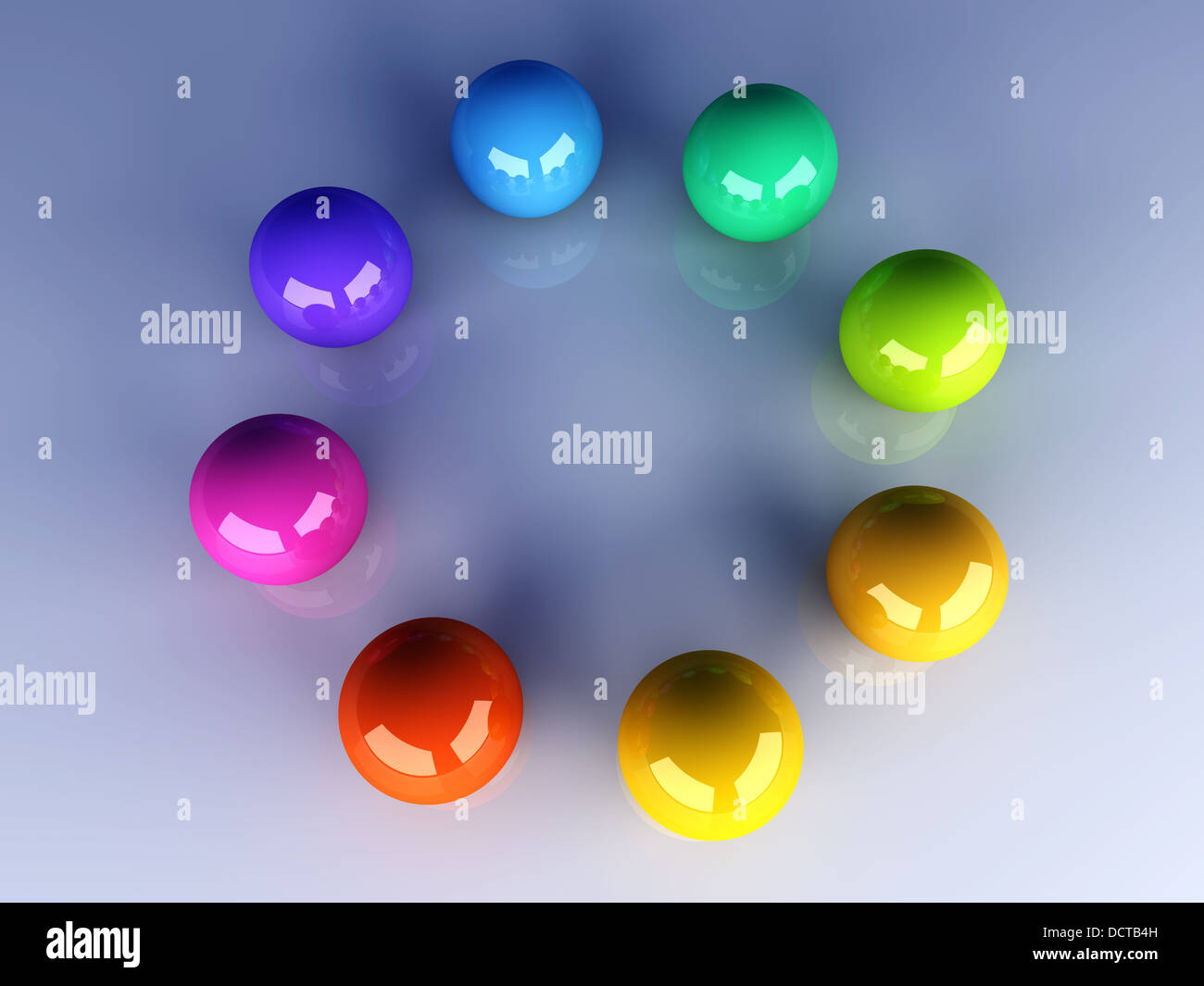 3D rendered Illustration. A color wheel Stock Photo - Alamy