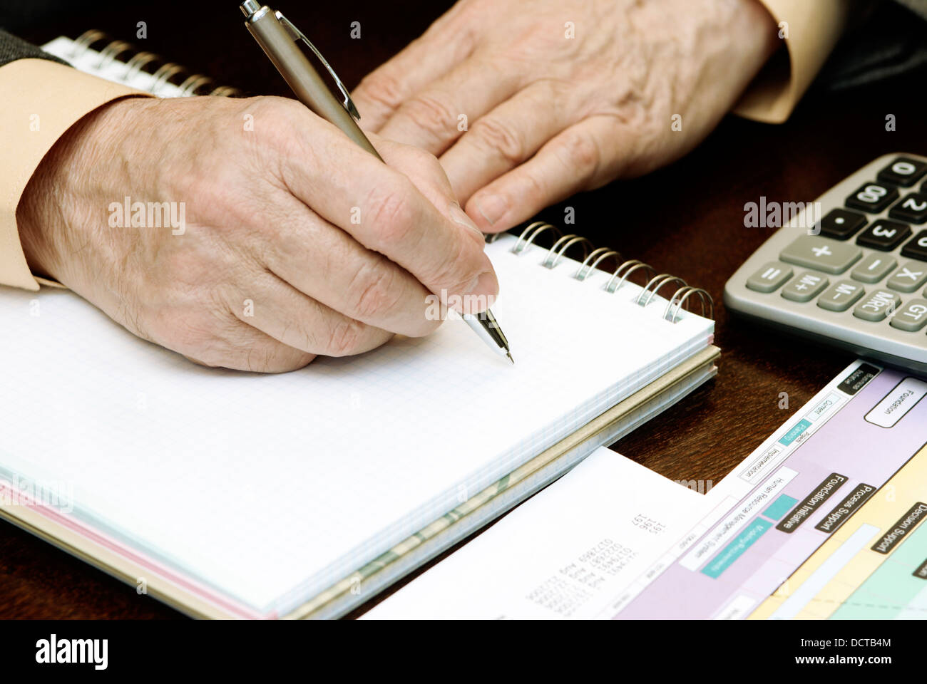 work with papers Stock Photo - Alamy