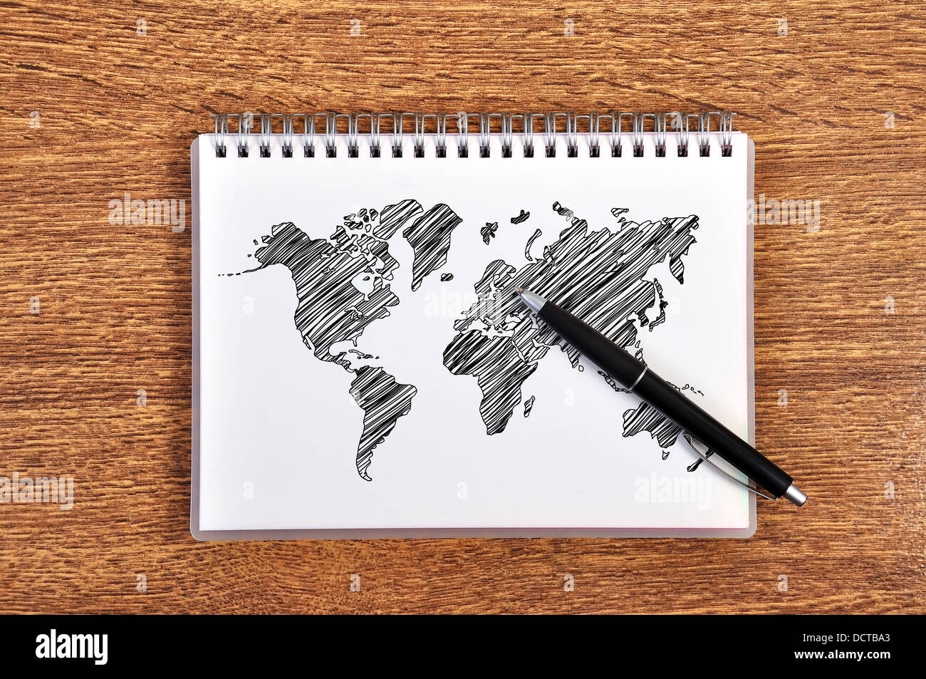 Hanging world map hi-res stock photography and images - Alamy