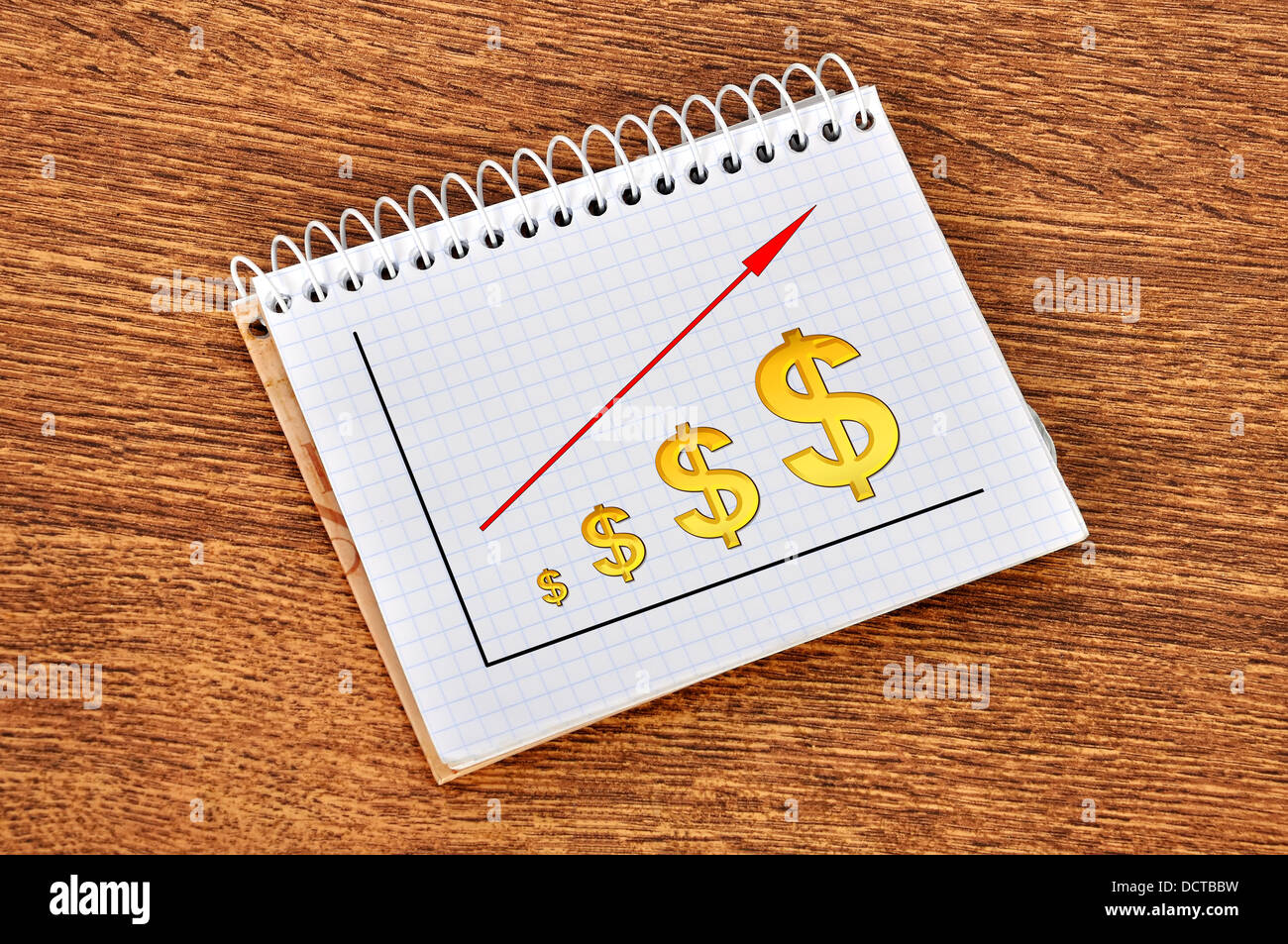drawing growth chart Stock Photo - Alamy