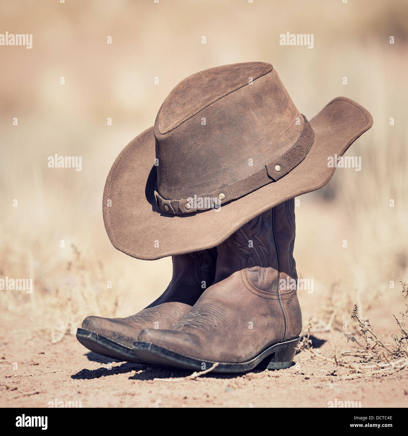 Cowboy background western boots hi-res stock photography and images - Alamy