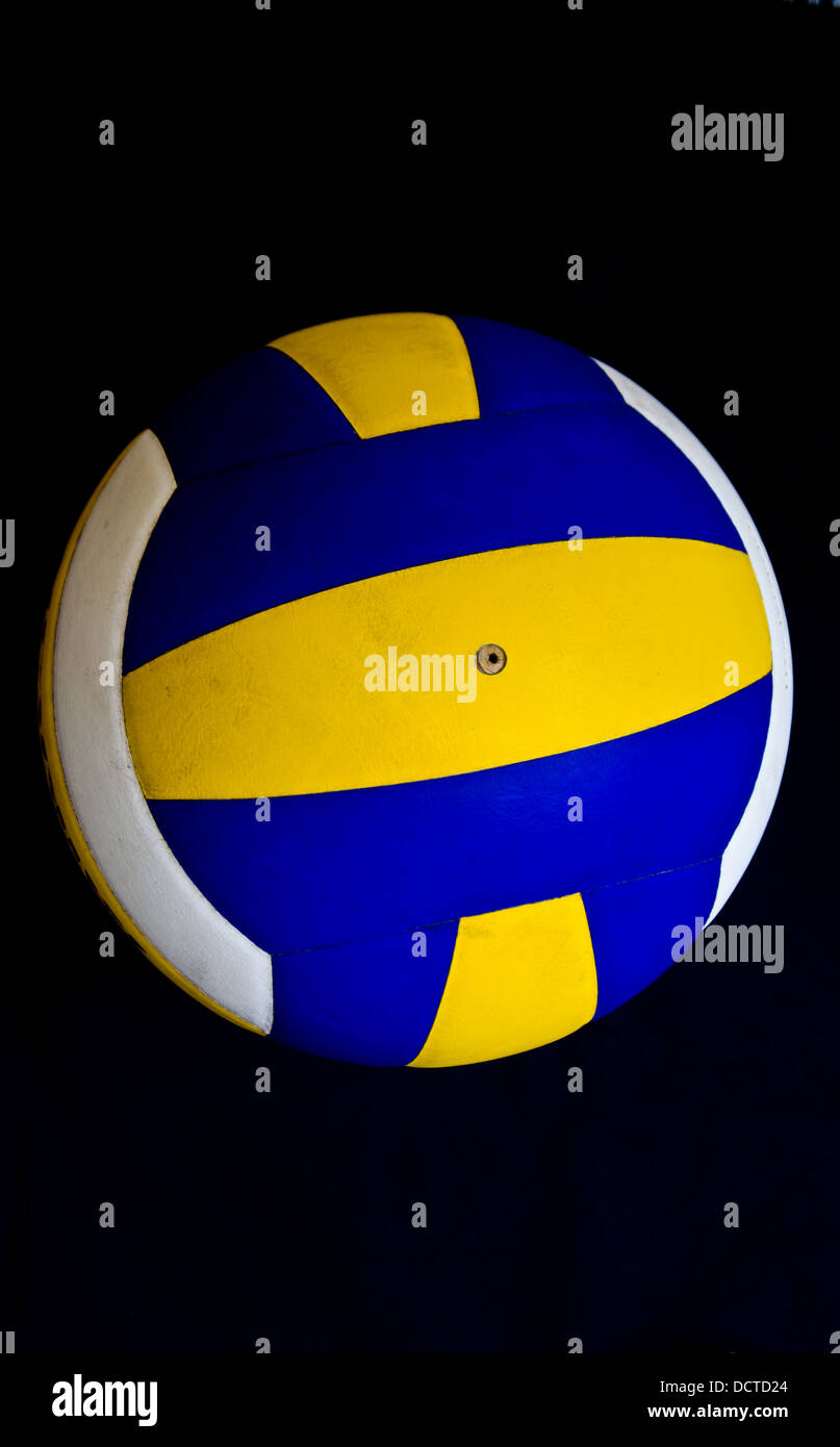 volleyball on black background Stock Photo - Alamy
