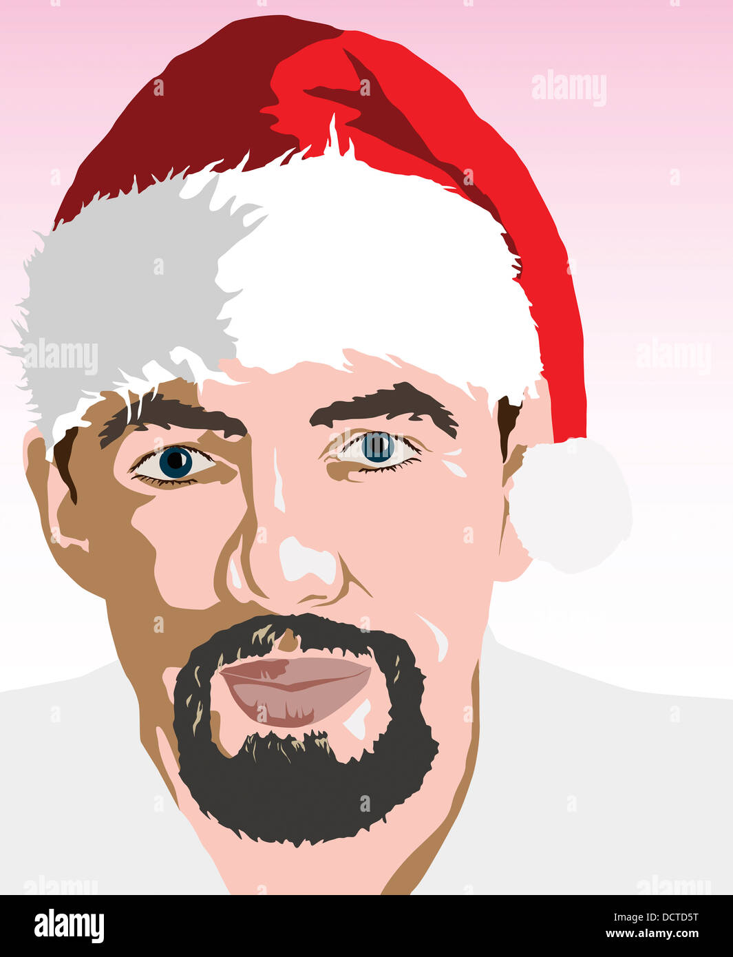 Santa vector art hi-res stock photography and images - Alamy