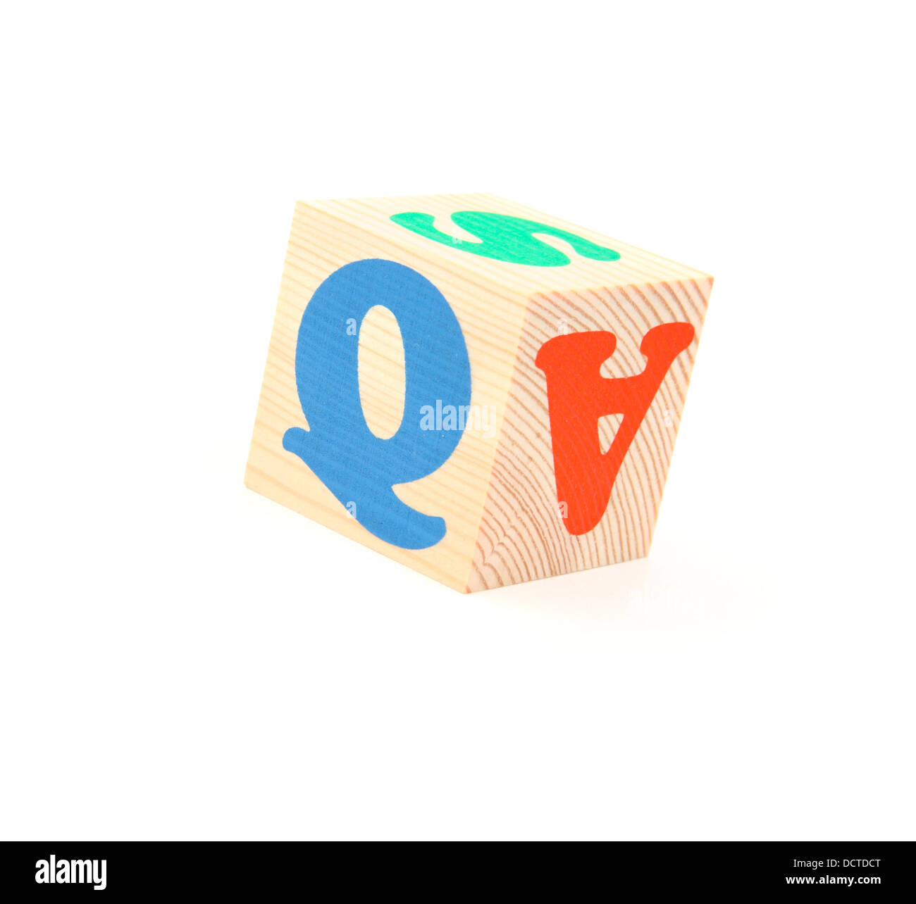 White letter block learn Cut Out Stock Images & Pictures - Alamy