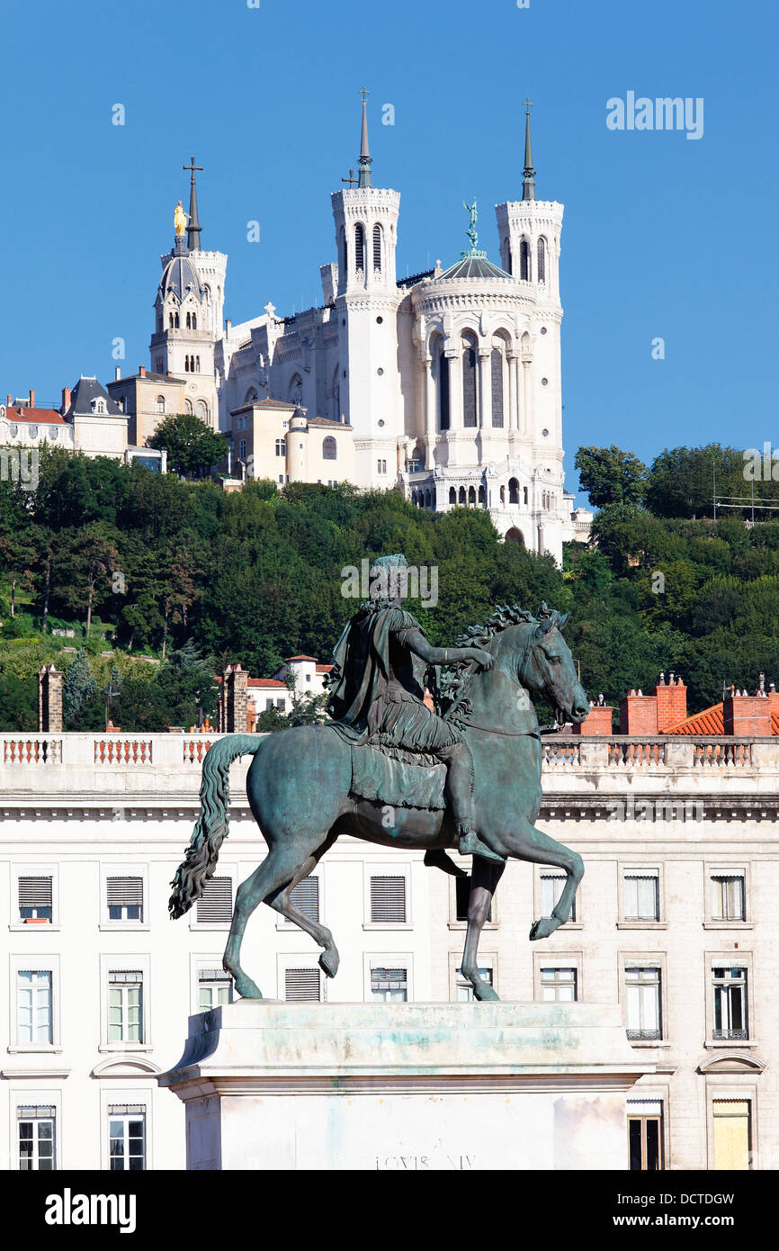 famous statue of Louis XIV Stock Photo - Alamy