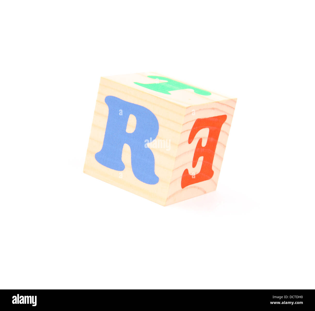 R letter block Cut Out Stock Images & Pictures - Alamy