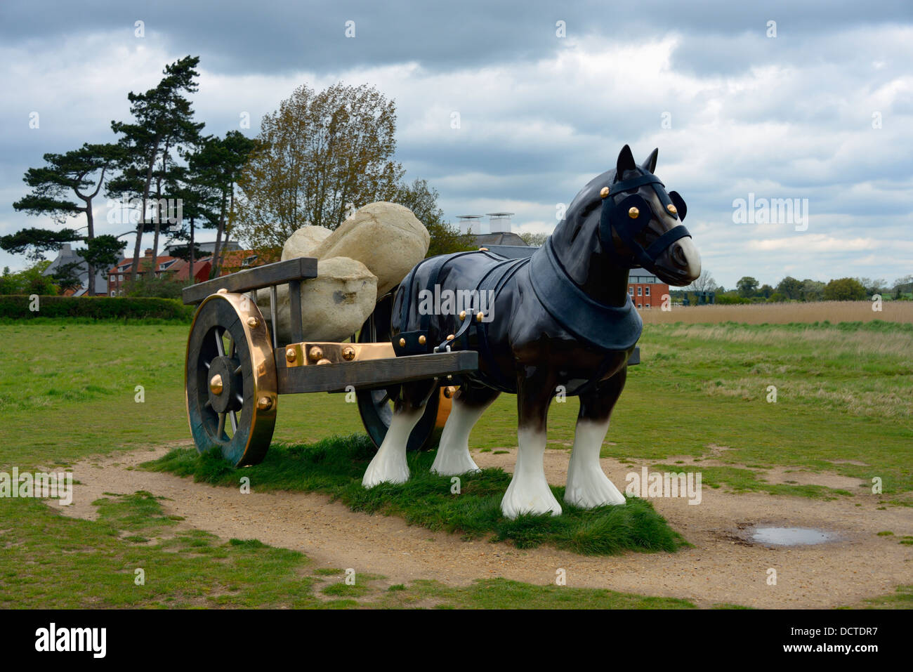 'Perceval', sculpture by Sarah Lucas, 2006. Snape Maltings, Suffolk ...