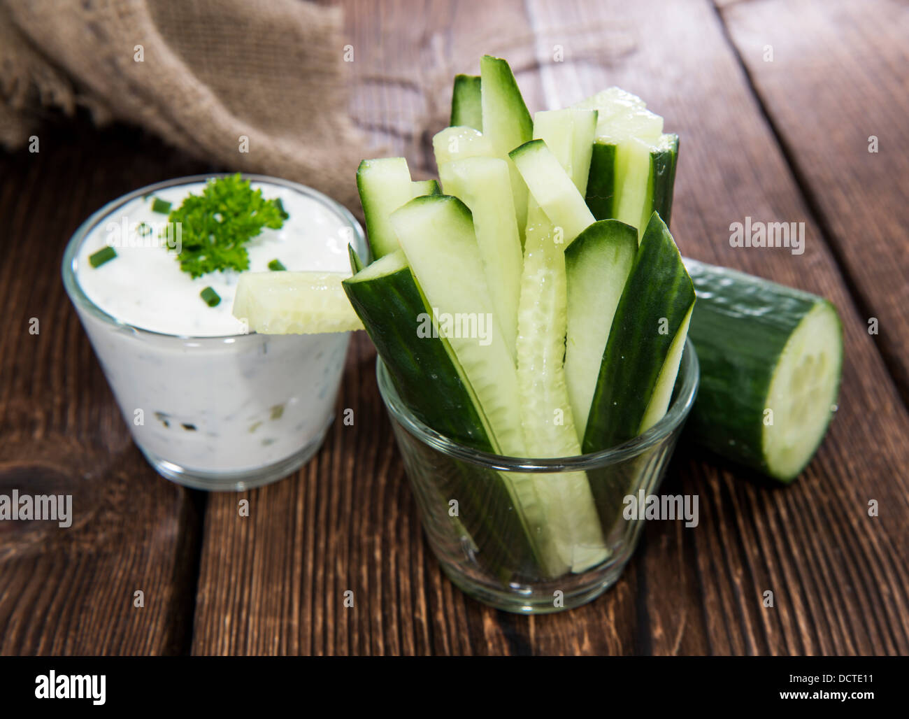 Raw pepper and cucumber sticks hi-res stock photography and images - Alamy