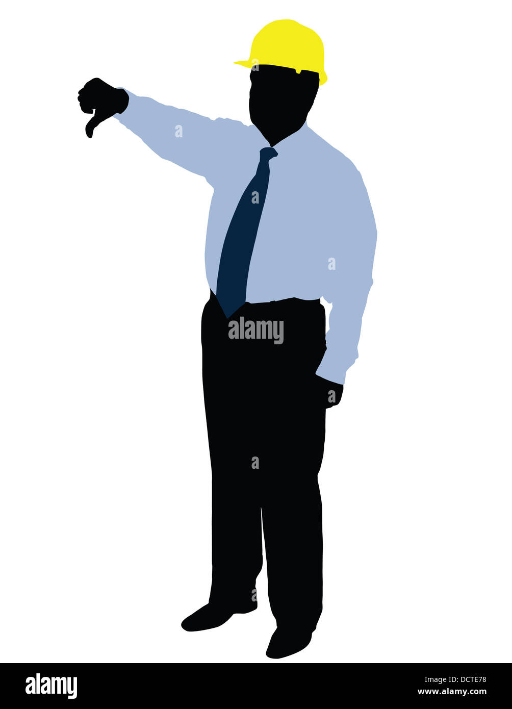 Builder silhouette Cut Out Stock Images & Pictures - Alamy
