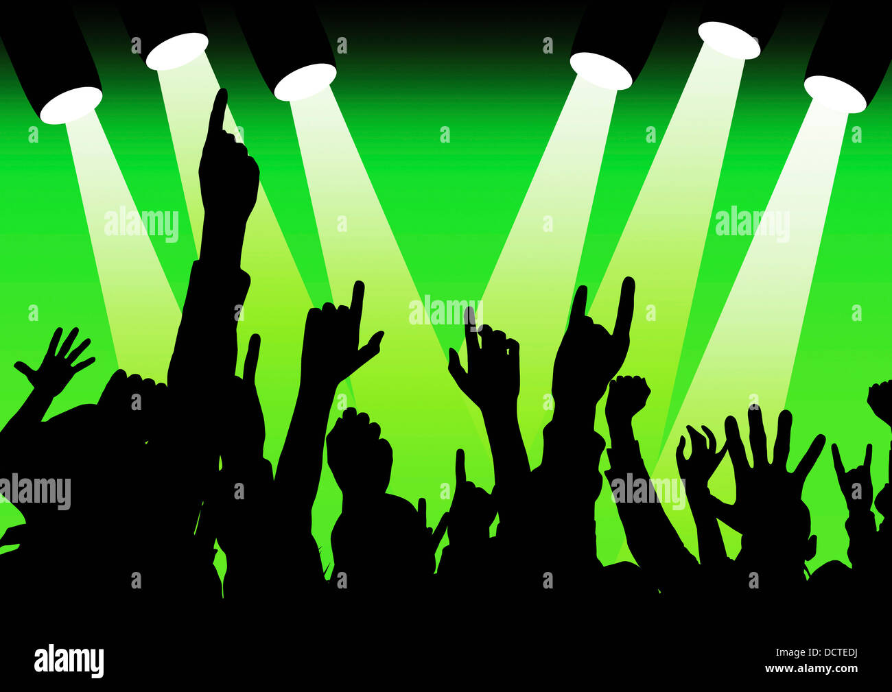 Shadow music concert hi-res stock photography and images - Alamy