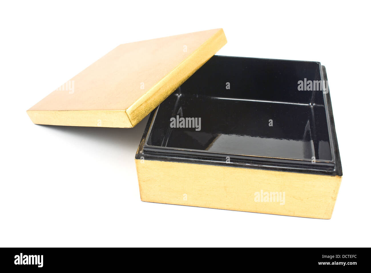 Golden gift box hi-res stock photography and images - Alamy