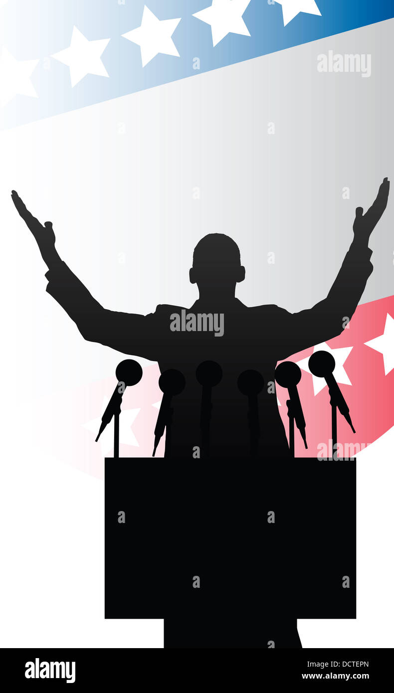 happy presidential candidate Stock Photo - Alamy