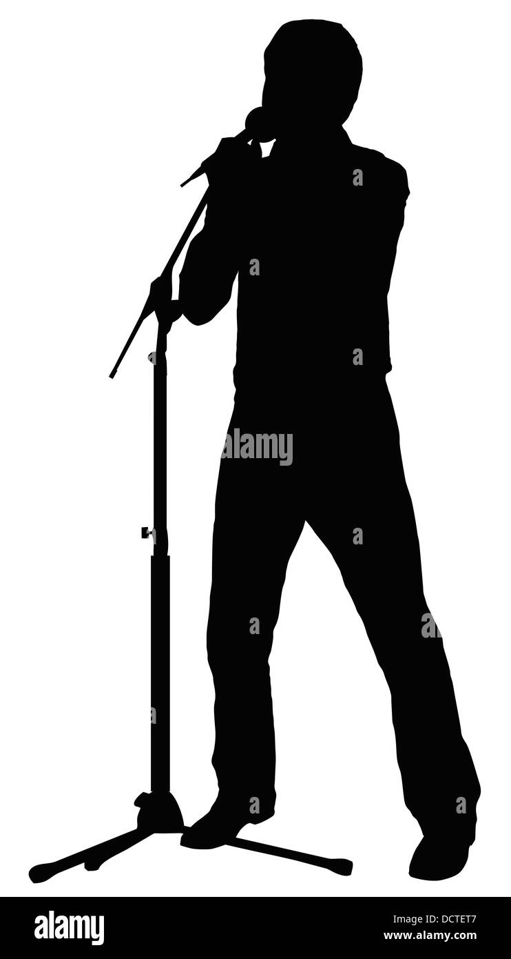 Rock roll singer musician Cut Out Stock Images & Pictures - Alamy